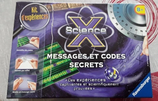KIT D EXPÉRIENCES science X messages et codes secrets ravesburger comme neuf EUR 5,00 - PicClick FR
