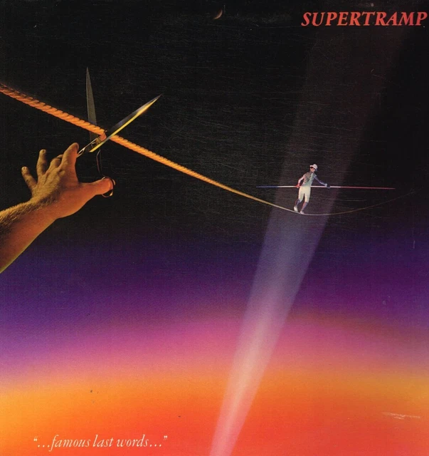 SUPERTRAMP FAMOUS LAST Words LP vinyle UK A&m 1982 en pochette ...