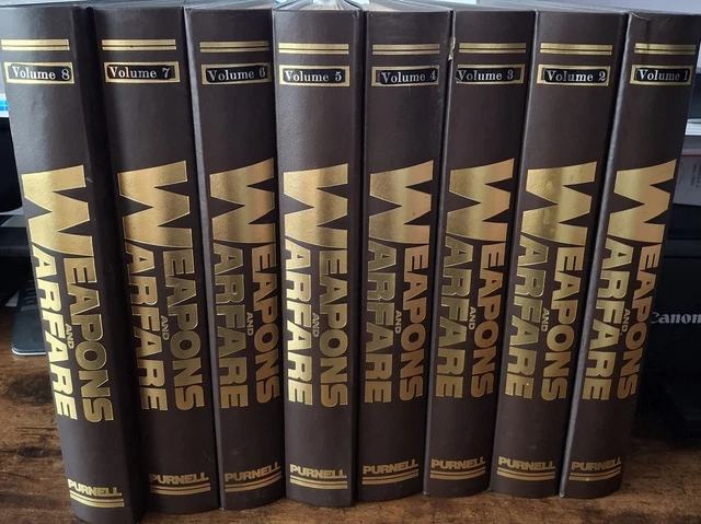 WEAPONS AND WARFARE Magazine Collection Purnell Complete Volumes 1-8 In ...