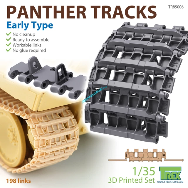 T-REX 85006 1/35 SCALE Panther Tracks Early Type £40.06 - PicClick UK