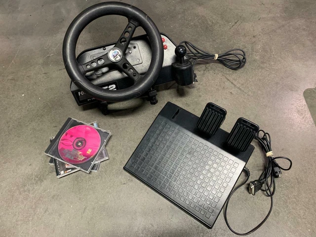 VINTAGE TM THRUSTMASTER Formula T2 Steering Wheel And Pedals Racing ...