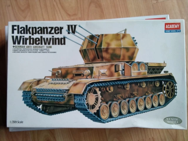 FLAKPANZER IV 'Wirbelwind' Anti Aircraft Tank - Ww2 - German ...