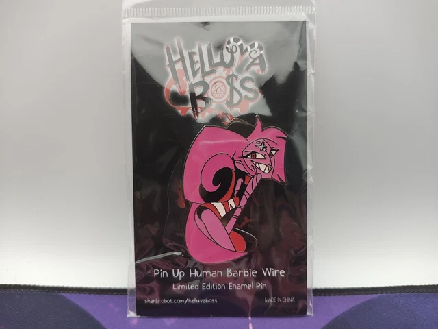 HELLUVA BOSS - Pin Up Human Barbie Wire - Limited Edition Enamel Pin ...
