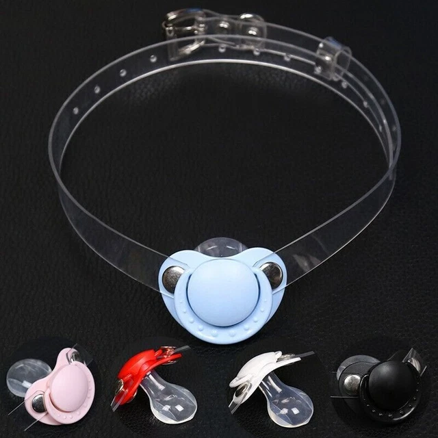 BREATHABLE-OPEN-MOUTH-GAG-CUTE-PACIFIER-ORAL-FIXATION-BDSM-BONDAGE ...