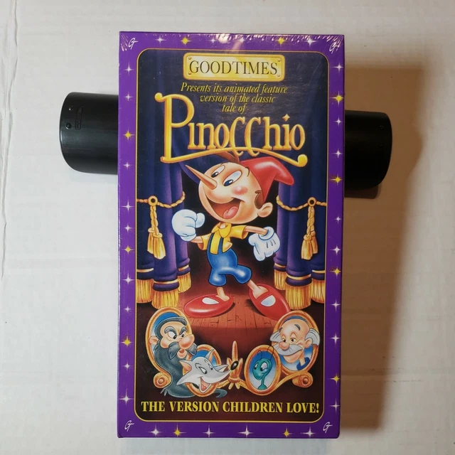 PINOCCHIO (1993) RARE Goodtimes release VHS cartoon SEALES BRAND NEW £ ...