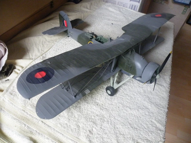 MAQUETTE FAIREY SWORDFISH 1/32 trumpeter monté et peint ref 03207 EUR ...