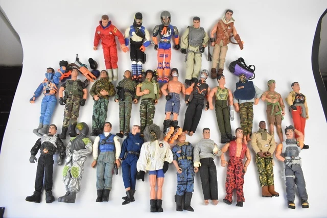 COLLECTION OF 26 Action Man Figures with Accessories Good Condition £49 ...