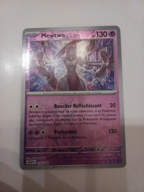 CARTE POKÉMON MEWTWO REVERSE 150/165 - EV3.5 MEW 151 - FR NEUVE EUR 4,90 - PicClick FR