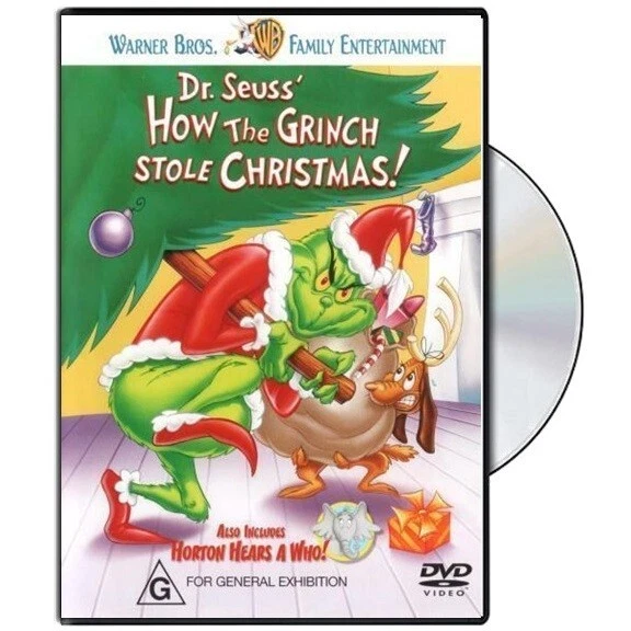 DR SEUSS' HOW The Grinch Stole Christmas (DVD, 1966) Region 4 (incs ...