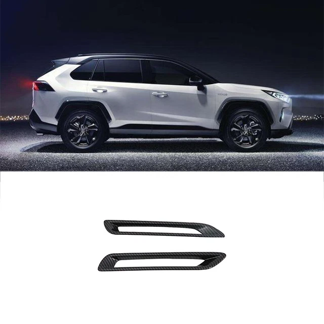 FOR TOYOTA RAV4 2019-2021 Rear Bumper Reflector Fog Light Cover Trim ...