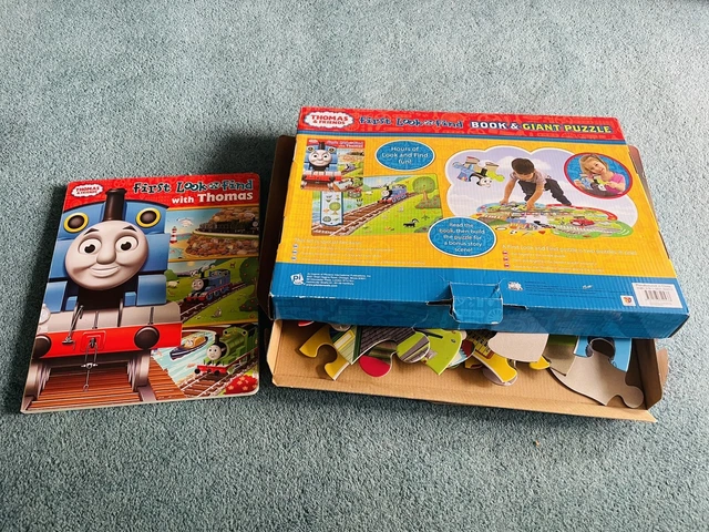 THOMAS & FRIENDS First Look And Find Giant Floor Jigsaw Puzzle + Book £ ...