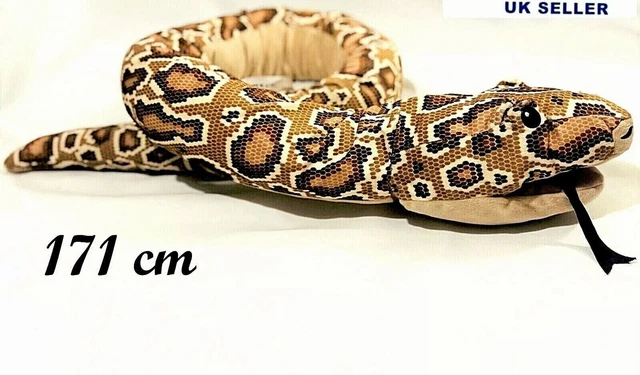 IKEA DJUNGELSKOG LONG Glove puppet Snake Burmese Python Stuffed Soft ...