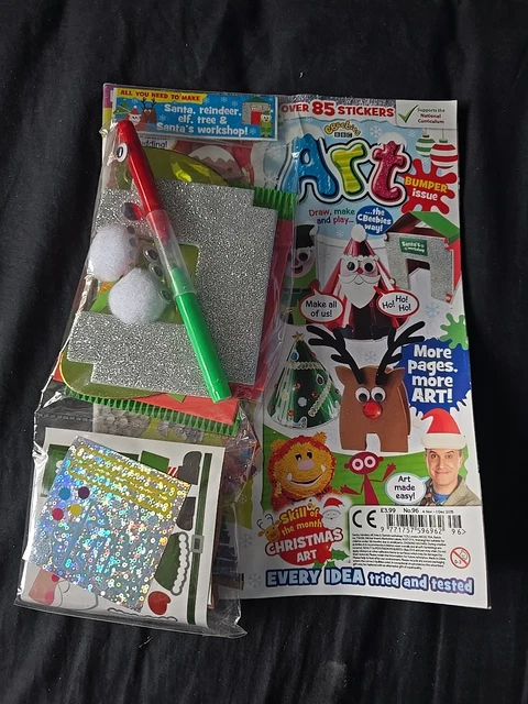 CBEEBIES ART MAGAZINE No 96 Bumper Issue With The full Kit £5.43 ...