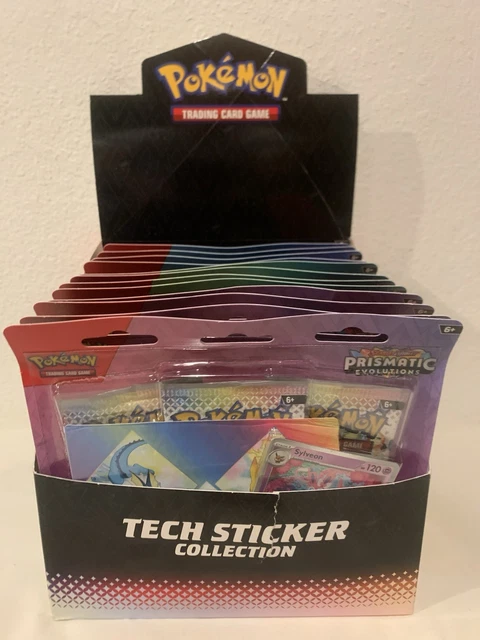 POKÉMON TCG SCARLET & Violet Prismatic Evolutions Tech Sticker ...