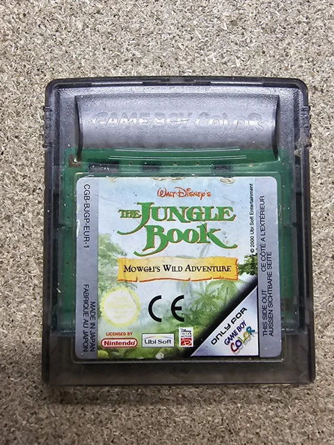 GAME BOY GAMEBOY Color Gbc Rare Jungle Book Mowgli's Wild Adventure Eur ...