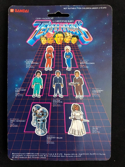 BANDAI TERRAHAWKS FIGURE KATE KESTREL MOC gerry anderson £45.00 ...