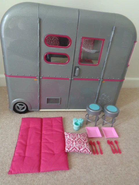 OUR GENERATION RV Seeing You Campervan Caravan 18" Doll Accessories £40 ...