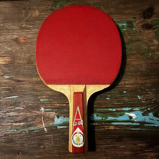 VINTAGE TABLE TENNIS Bat Gold Cup Made In Tientsin China £17.50 ...