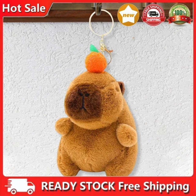 TAIL WAGGING CAPYBARA Plush Keychain Capybara Pendant Cartoon Capybara ...