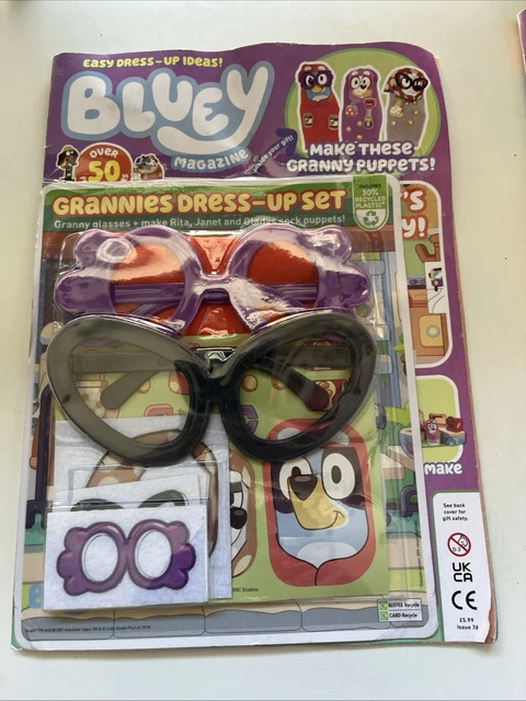 BLUEY MAGAZINE #38 2025 Summer Issue: Stickers, Grannies Dress Up, Fast ...