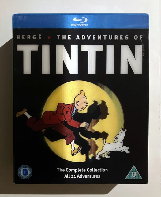 THE ADVENTURES OF Tintin: The Complete Collection - RARE Blu-Ray 5-Disc ...