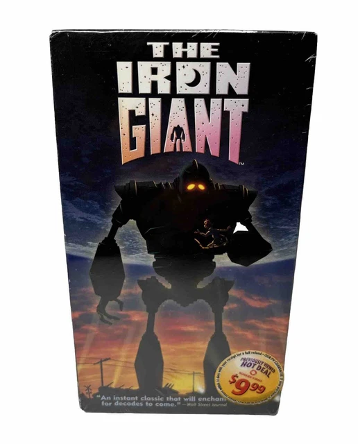 THE IRON GIANT VHS Tape 1999 Slip Sleeve Rare Cover Varient (Sealed ...