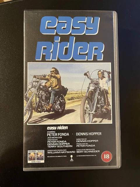 EASY RIDER (VHS) 1969 Peter Fonda, Dennis Hopper, Jack Nicholson ...