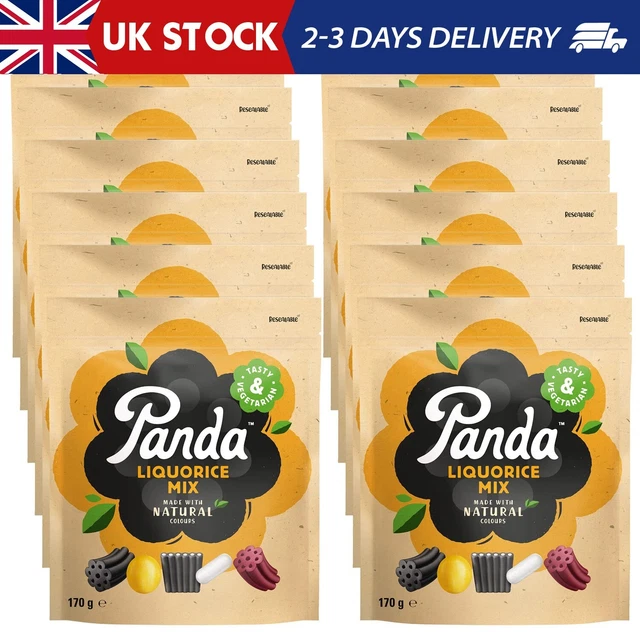 PANDA NATURAL LIQUORICE Mix | Licorice Sweet Made with Natural Flavours ...