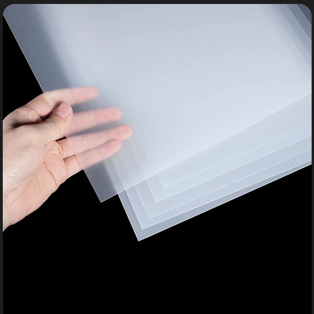 FROSTED TRANSLUCENT POLYPROPYLENE Plastic Thin Sheet PP Sheet Thickness ...