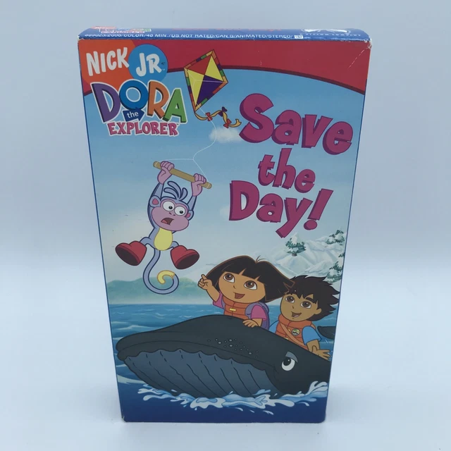 NICK JR DORA the Explorer Save the Day VHS, 2006, Nickelodeon, Diego ...
