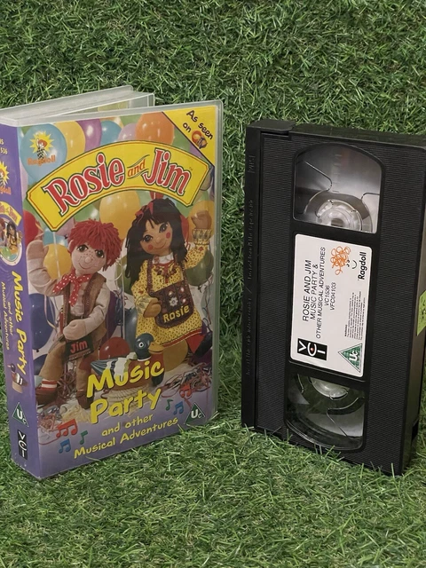 ROSIE AND JIM VHS Video Music Party VHS Children’s Kids £12.99 ...