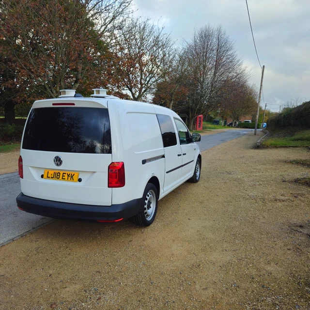 2018 VOLKSWAGEN CADDY LWB Maxi K9 Security Dog Unit Van Tailgate 6SPD ...