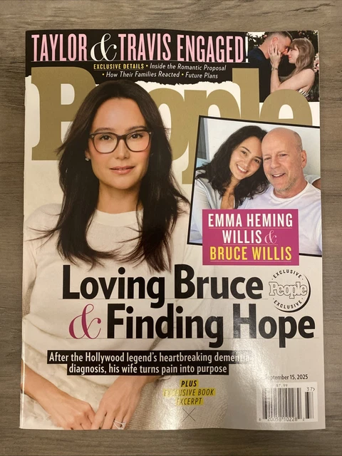 PEOPLE MAGAZINE SEPTEMBER 15 2025 Emma Heming Willis Taylor and Travis ...