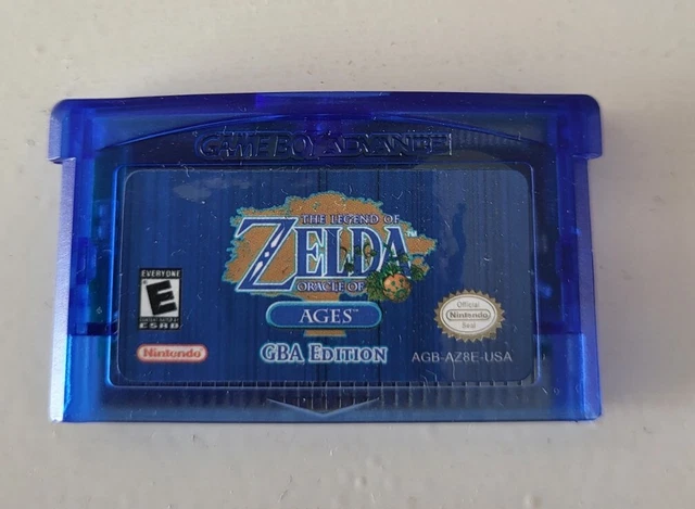 ZELDA ORACLE OF Ages Gameboy Advance Gba the legend of zelda Nintendo ...