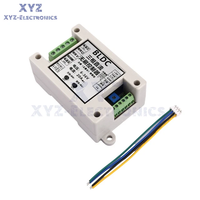ZS-X14 400W BLDC 3-phase DC Brushless Driver Control Board Motor ...