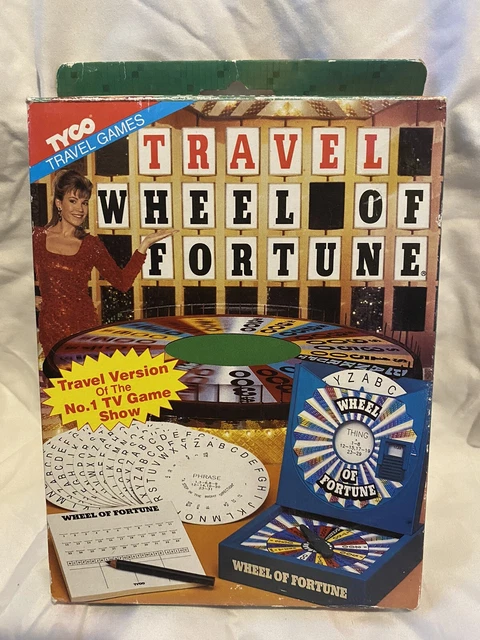 VINTAGE TYCO 1992 WHEEL OF FORTUNE Board Game Complete set/Travel Version £19.26 - PicClick UK