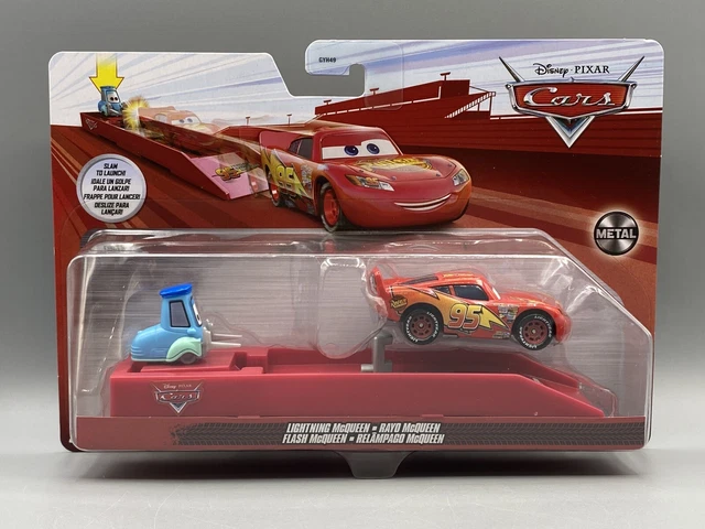 DISNEY PIXAR CARS Lightning McQueen Slam To Launch Metal Series Red Card 2022 £18.84 - PicClick UK