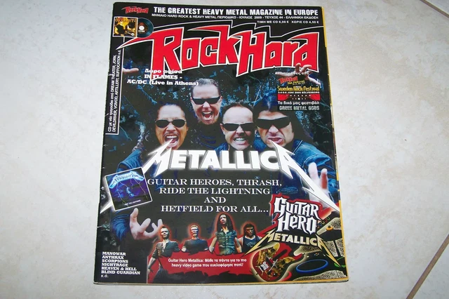 ROCK HARD MAG 7/2009 Metallica Manowar + Poster EUR 12,04 - PicClick DE