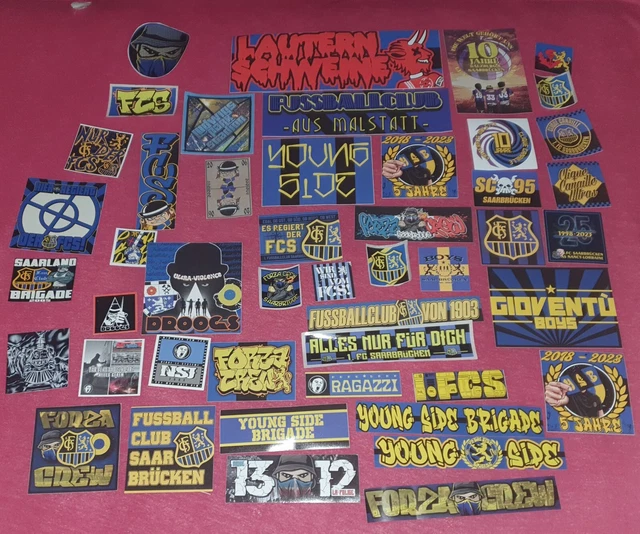 ULTRAS AUFKLEBER STICKER Adesivo FC Saarbrücken Ultras 47 St EUR 20,50 ...