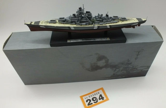 HMS ATLAS EDITIONS THE BISMARK Warship Model Deagostini War Ship LOT ...
