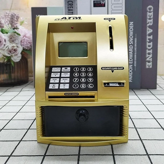 ATM SAVINGS BANK Digital Money Bank Machine,Electronic ATM Money Safe ...