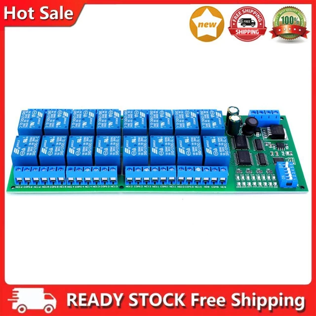 16 CHANNEL MODBUS RTU RS485 Relay Board RS485 Relay Module Control Switch Board £20.15 - PicClick UK