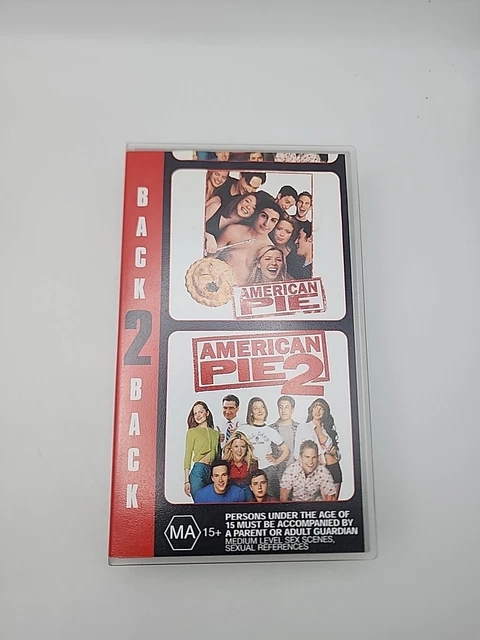 VHS TAPE AMERICAN Pie and American Pie 2 Back to Back £3.04 - PicClick UK
