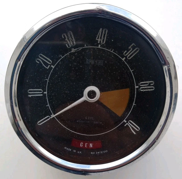 FORD CORTINA MK2 1600e Rev Counter Tachometer £57.92 - PicClick UK