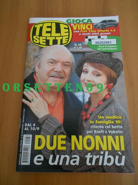 TELESETTE TELE SETTE 36 2013 SABRINA FERILLI - CRISTINA D'AVENA - LAURA ...