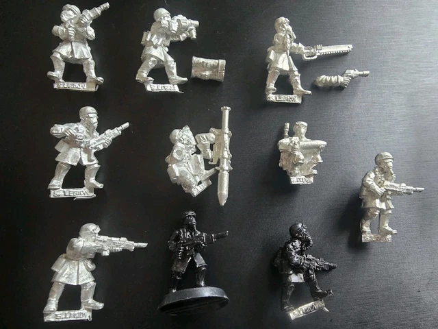 STEEL LEGION SQUAD Metal Astra Militarum Warhammer 40k EUR 59,23 ...
