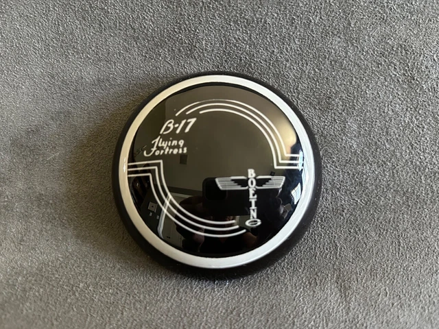 BOEING B-17 FLYING Fortress Aircraft Control Wheel Yoke Hub Cap, New ...