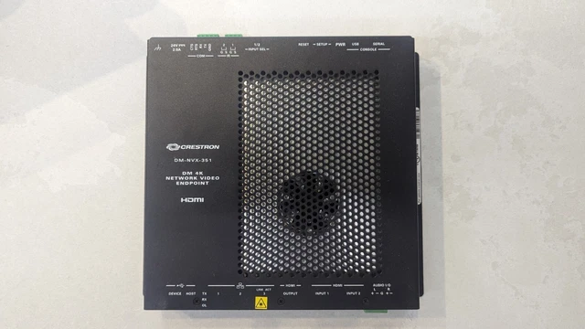 CRESTRON DM NVX-351 4K60 4:4:4 HDR Network AV Encoder/Decoder with ...