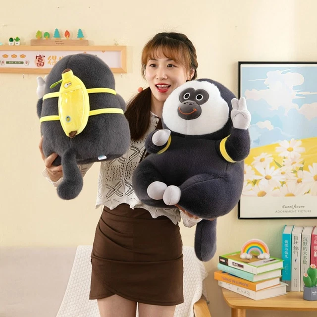 MONK FACE BIIYE Teddy Bear Plush Toy Bananas Monkey £10.20 - PicClick UK