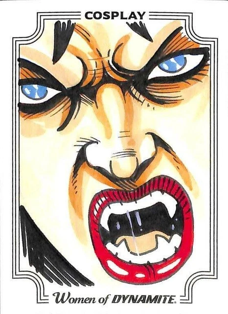CARTE CROQUIS FEMME Cosplay De Dynamite Par Ken Haeser 1A EUR 28,07 ...